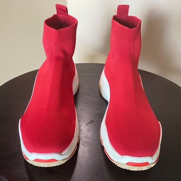Cape Robbin | Shoes | Cape Robbin Red Sock Knit Sneaker | Poshmark